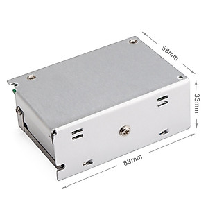 DROK® DC-DC Buck Converter 3.5-30V to 0.8-29V 10A Step-down Volt Adjustable Output Voltage Regulator Module Power Supply with High Accuracy Voltmeter Red Digital Tube Display