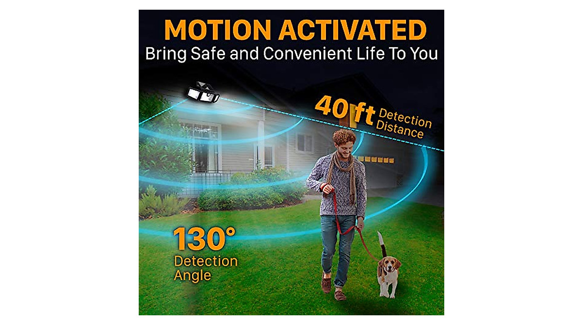 TBI Security Solar Lights Outdoor 216 LED - Bright, Adjustable & Waterproof