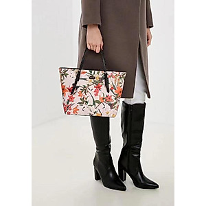 Women Fashion Synthetic Leather Handbags for Women Large Tote Shoulder Bags Top Handle Satchel Designer Tote Shoulder Satchel Purse Set of 2pcs