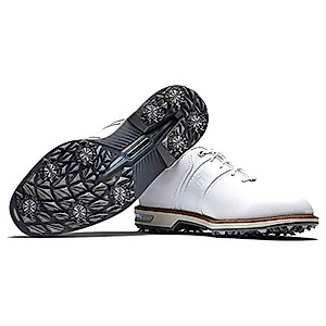 FootJoy Men's Premiere Series-Packard Golf Shoe, White/White, 9.5