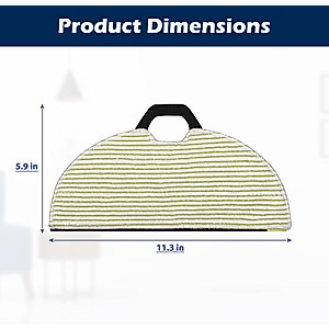 Goodsby Replacement Mop Pad Set Mopping Pads for Shark AI VACMOP Robot AV2000WD RV2000WD RV2001WD RV2001WDCA RV2001WRUS Vacuum Cleaner