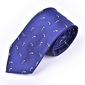 Maker V Men's Fertility Necktie - OBGYN gift - OBGYN Necktie - Gynecologist Gift - Fertility Doctor Gift - Men's Baby Gift - White Elephant Gift