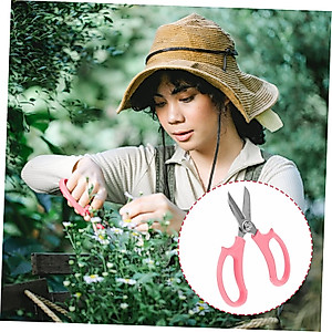 TEHAUX 2 Pcs Cutting Shears Floral Shears Garden Scissor Plant Shear Pole Pruning Shear Trimming Shear Florist Scissor Branch Cutter Loppers Grafting Scissors Stainless Steel Pp Plastic