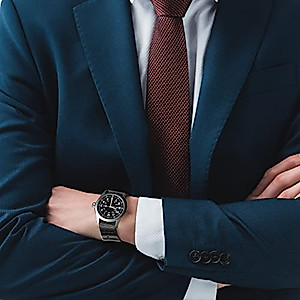 cobee Nylon Watch Straps, Durable Straps for Men/Women Replacement Military 4 Rings Watch Bands Adjustable Wrist Straps with Silver Metal Buckle 18mm/20mm/22mm Lug Width (18mm, Black)