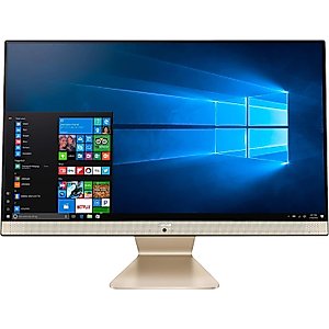 ASUS 2022 All-in-One Desktop 23.8" FHD | Intel Pentium Gold 7505 2-Core Intel UHD Graphics | 16GB DDR4 512GB SSD | Bluetooth 5 | Windows 11 Home | Gold