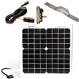 Spartan Camera Spartan Ghost GoLive 15 inch 10W 12V Solar Panel Trail Camera Charger Package with Panel Bracket, Cable Connector and Tree Mount