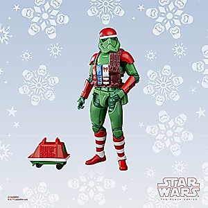 STAR WARS The Black Series First Order Stormtrooper (Holiday Edition) and Mouse Droid Toys, 6-Inch-Scale Holiday-Themed Collectible Figures (Amazon Exclusive)