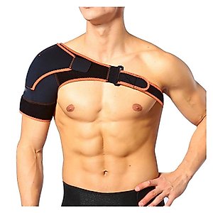 Adjustable Left/Right Shoulder Support Bandage Protector Brace Joint Pain Injury Shoulder Strap Sport Compression Bandage Wrap