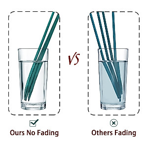 50 Pcs Plant Sticks Green Plant Stakes, Plant Support Garden Stakes for Indoor and Outdoor Plants, GAGINANG Sturdy Garden Wood Bamboo Sticks, Floral Plant Stakes for Garden Potted Plants（18 Inches）