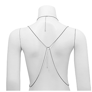 Summer Multi- layer Body Chain Sexy Spider Web Chest Chain Shoulder Bra Harness Choker Body Jewelry Accessories for Women