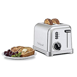 Cuisinart CPT-160 Metal Classic 2-Slice Toaster, Brushed Stainless