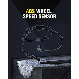 OCPTY ABS Sensor, Front Left Right Wheel Speed Sensors Fit for 2005 2006 2007 2008 2009 2010 for Ford F-250 Super Duty,2005 2006 2007 2008 2009 2010 for Ford F-350 Super Duty ALS505 Pack of 2