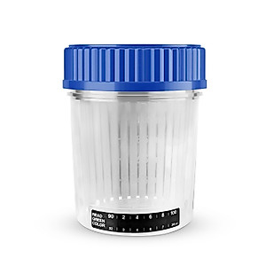 (100 Pack) AssureTech Quick Cup Tests - 10 Panel Cup - Tests for AMP, OPI, MET, BZO, COC, MTD, OXY, BUP, MDMA, THC
