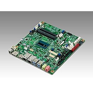 (DMC Taiwan) 4th Gen Intel® Core™ i5-5350U/ Celeron 3755U Mini-ITX with LVDS(eDP)/DP(HDMI)/DP, 2 COM, 4 USB 3.0, 2 USB 2.0, miniPCIE, and Dual GbE LAN