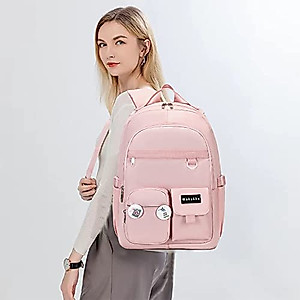 Makukke School Backpack for Women, Laptop Backpack 15.6 Inch College School Bag Anti Theft Travel Daypack Bookbag for Girls