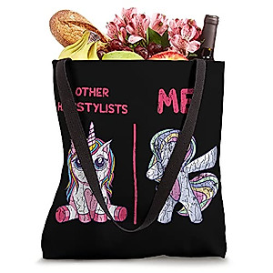Other Hairstylists Vs Me Funny Hairdresser Barber Graphic Tote Bag
