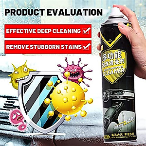 Wxgreats Shima Foam Cleaner - 650ml Shima Multifunctional Foam Cleaner, All Purpose Bubble Cleaner, the Best Powerful Stain Removal Kit for Car and House Cleaning