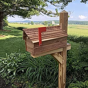 Simple and Beautiful Cedar Mailbox with Metal Insert | Cedar Chalet | Made with Aromatic Red Cedar
