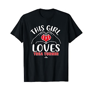 This Girl Loves Trea Turner Philadelphia MLBPA T-Shirt