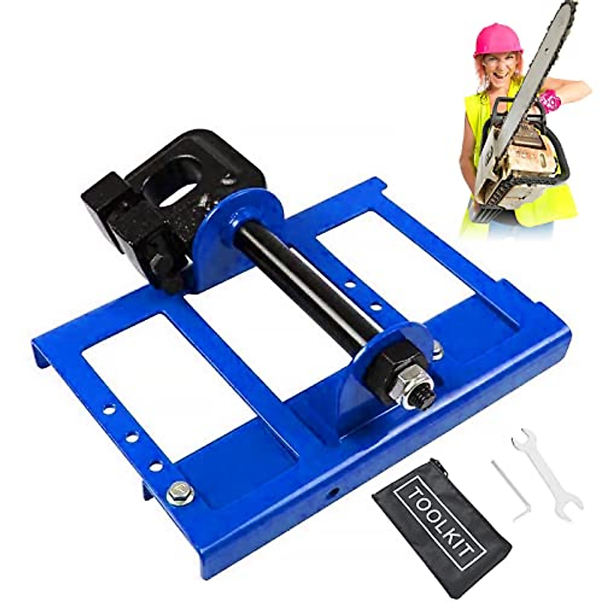 Kweetle Vertical Chainsaw Mill Lumber Cutting Guide Saw Steel Timber Chainsaw Attachment Cut Guided Mill Wood for Builders and Lumberjacks