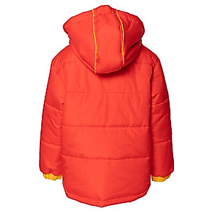 Sesame Street Elmo Infant Baby Boys Zip Up Fashion Winter Coat Puffer Jacket Red 24 Months