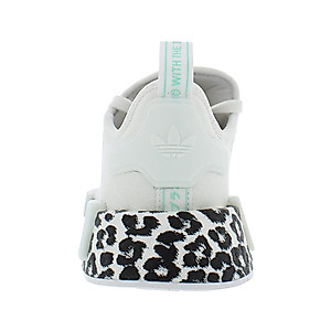 adidas Originals Women's NMD_R1 Sneaker (White Black Leopard Print, 7.5)