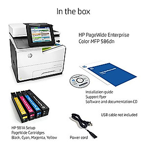 HP PageWide Enterprise Color 586dn Multifunction Duplex Printer (G1W39A)