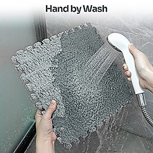 Oiibo 10PCS Guinea Pig Cage Liners Bed Mats 12"x12" with Borders, Small Animals Hedgehog Fleece Pee Pads Washable and Reusable for Pet Rabbit Dog Cat Playing or Sleeping Bedding Mat (Grey) (Grey)