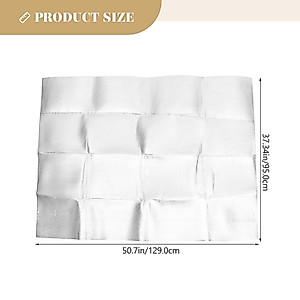 Attic Armour Attic Fan Cover, Insulation Cover with Strips with Adhesive for Attic Fan, Attic Ceiling Insulation Shutter Cover, Fits Up to 50.78 x 37.4 inch