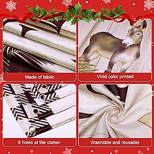 Outus Nativity Garage Door Cover Christmas Jesus is The Reason for The Season Nativity Nativity Scene Backdrop Religious Banner Background for Xmas Holiday Outdoor Home Party Supplies 13 x 6 ft