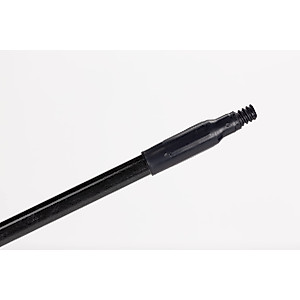 SPARTA 41225EC03 Fiberglass Broom Handle, Mop Handle, Replacement Handle With Acme Threaded Tip For Commercial Cleaning, 48 Inches, Black