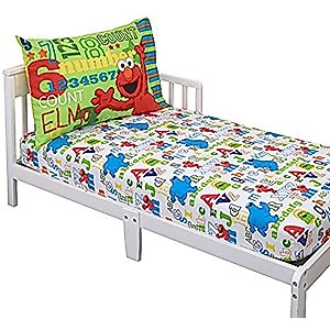Sesame Street Elmo & Friends Toddler Sheet Set