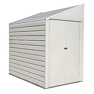 Arrow Shed 4' x 7' Yardsaver Compact Galvanized Steel Storage Shed with Pent Roof