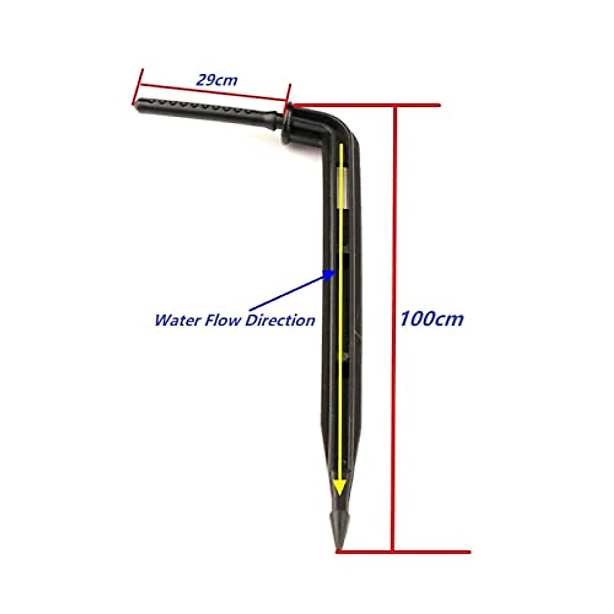 AMBAYZ Hose Connector Adapter 4 Black Drip Arrow Launcher Kit Strawberry Irrigation System Drip Irrigation Launcher Kit Potted Plant Wate+ 8L/H Pc Dripper/30Pcs