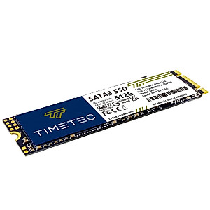 Timetec 512GBx2 (2 Pack) SSD 3D NAND SATA III 6Gb/s M.2 2280 NGFF 256TBW Read Speed Up to 550MB/s SLC Cache Performance Boost Internal Solid State Drive for PC Computer Laptop and Desktop