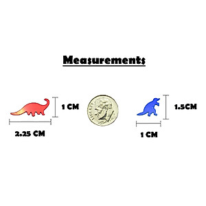 Dinosaur Metallic Confetti (75 Grams 5,250 Pieces) T-Rex Brontosaurus Jungle Foil Jurassic Dino Glitter for Kids and Children Birthday Party, Arts & Crafts by JPACO