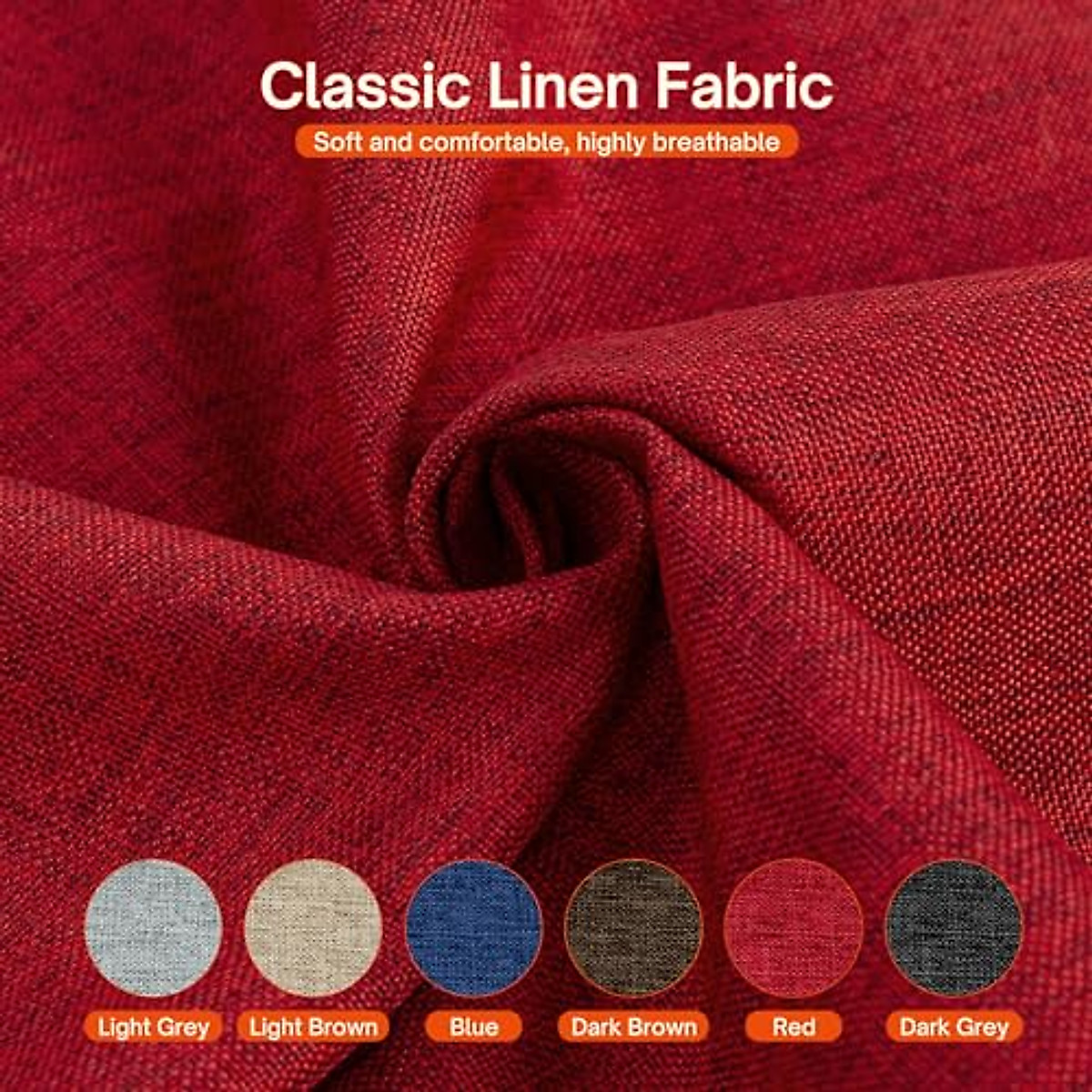 RULAER 30×14×2.5inch Bench Cushions,Red Non-Slip Seat Cushions for Patio Furniture,70D Thickened Foam Indoor/Outdoor Bay Window Cushion