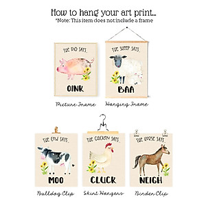 Nursery Rhyme Baby Set Wall Art Baby Gift Decor (Cloud Set Art Prints)