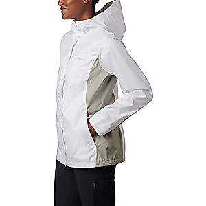 Columbia Women's Arcadia II Jacket, White/Flint Grey, 3X Plus