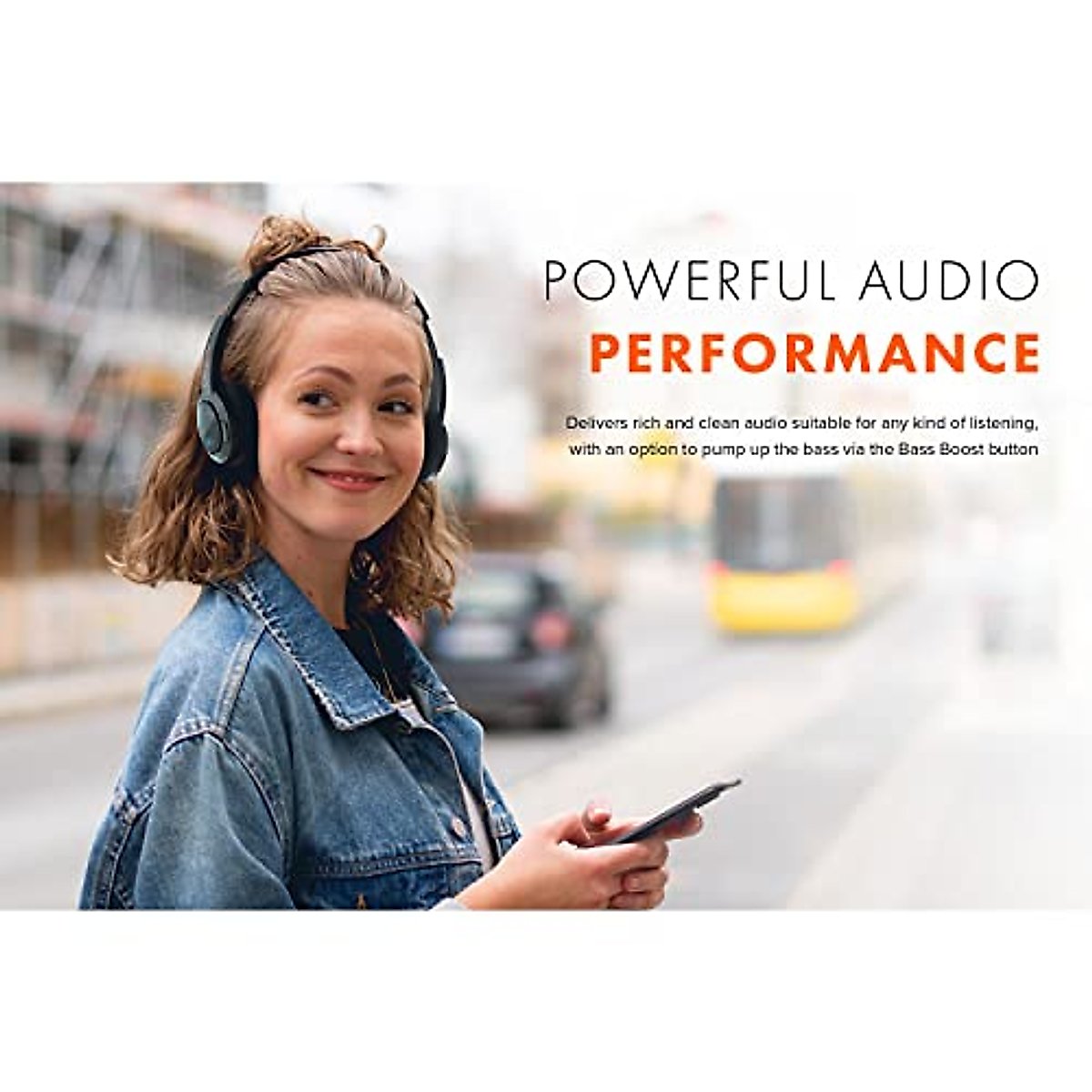 Sound Blaster JAM V2 On-Ear Lightweight Bluetooth 5.0 Wireless Headphones with USB-C, aptX Low Latency, aptX HD, Multipoint Connectivity, Voice Detection and Noise Reduction, 22 Hours Battery Life
