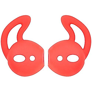 JNSA 4 Pairs Hooks and Covers Compatible with AirPods,Compatible with EarPods, Anti Drop Noise Canceling Hook Design for Sport, 4 Pairs Set 4 Colors