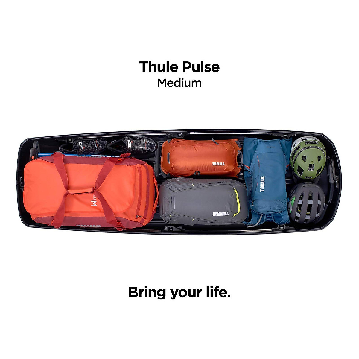 Thule 614 Pulse Rack, Medium, Black