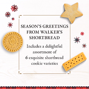 Walker’s 2023 Advent Calendar with Shortbread Cookies from Scotland - 28 Count (10.4 oz) - Limited Edition Cookie Box with Christmas Cookies in Various Shapes and Flavors