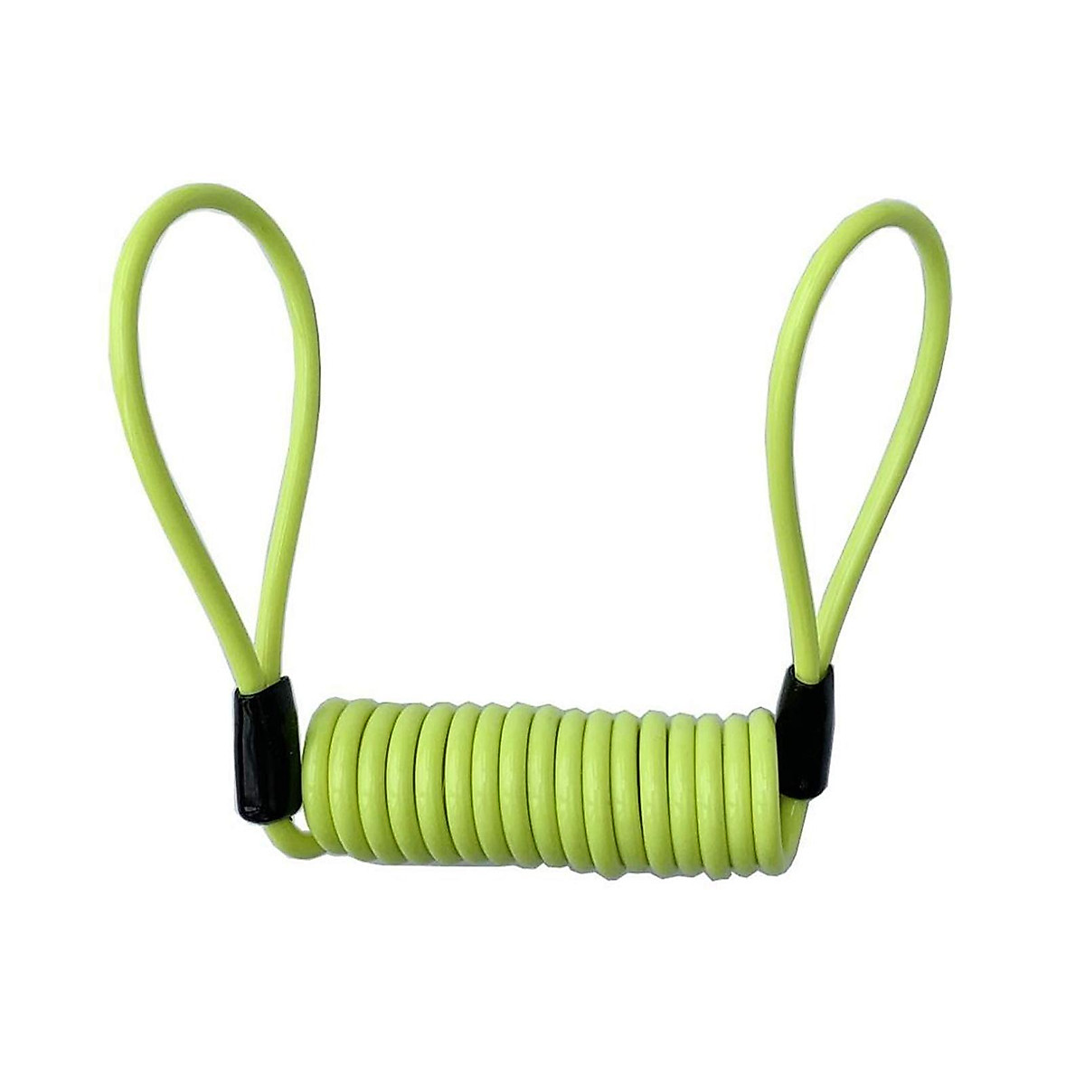 WCNMB Bicycle Lock 4mm 1.2m Motorcycle Scooter Disc Lock Cable Security Reminder Anti Theft Bike Tools Bicycle Helmet Warning Spring Rope Wire Convenient and Durable (Color : Yellow)