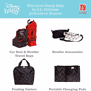 J.L. Childress Disney Baby 3-in-1 Travel Tray & iPad Tablet Holder - Car Seat Lap Tray for Toddlers, Kids - Use on Airplanes, Road Trips, Lap Desk - Tablet Holder and Carry Bag - Toy Story