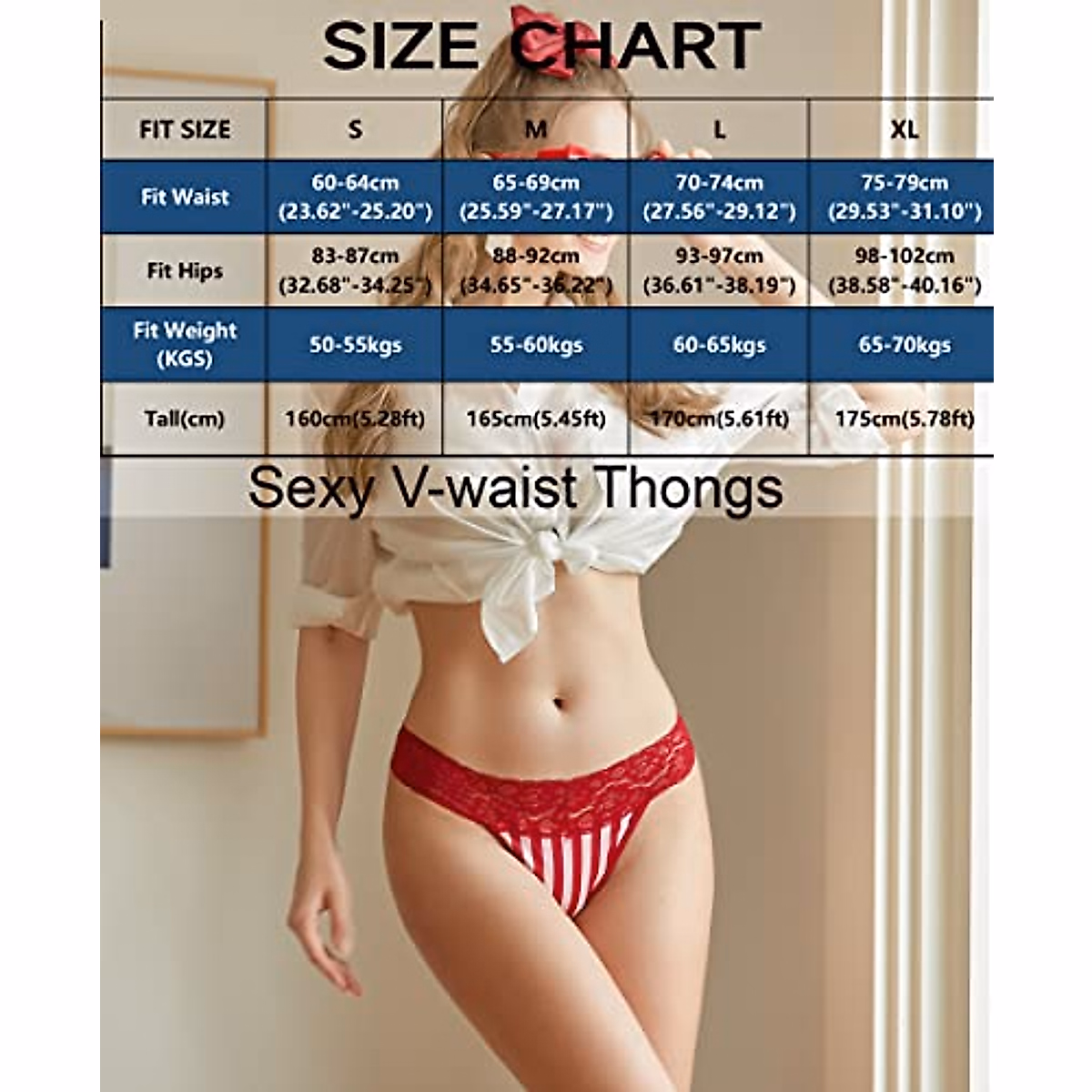 12 Pack Cotton Thongs for Women Low V-Waisted Sexy Lace Underwear Womens Breathable Tanga Panties for Ladies S-XL