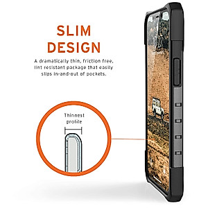 URBAN ARMOR GEAR UAG Designed for iPhone 12 Pro Max 5G [6.7-inch screen] Rugged Lightweight Slim Shockproof Pathfinder Protective Cover, Silver