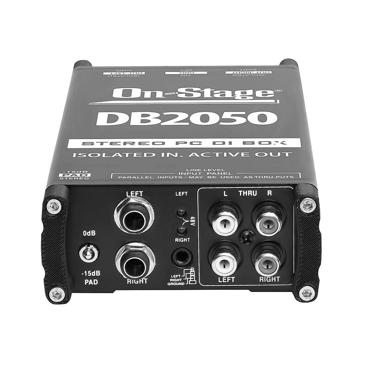 On-Stage DB2050 Active Stereo Multi-Media DI Box