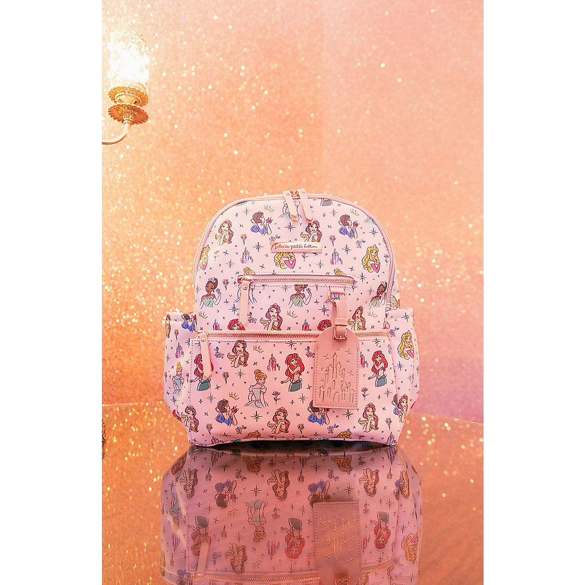 Petunia Pickle Bottom Ace Backpack | Diaper Bag | Diaper Bag Backpack for Parents | Baby Diaper Bag | Stylish and Spacious Backpack for On-the-Go Moms and Dads | Disney Princess