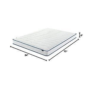 ZINUS 6 Inch Essential Innerspring Mattress, Full, Medium Firm Feel, CertiPUR-US Certified, Mattress in A Box